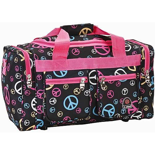 Click here for Rockland Freestyle 19 Peace Sign Print Duffel Bag... prices