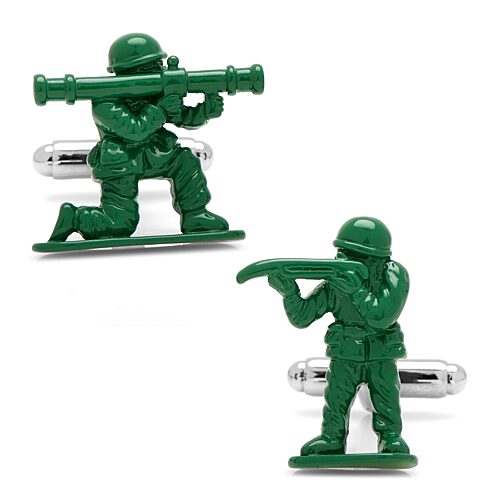 Army Men Cufflinks - Green