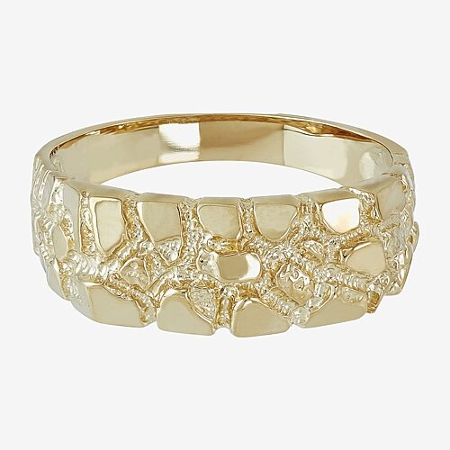 Click here for Nugget Mens 14K Gold Fashion Ring  11 prices