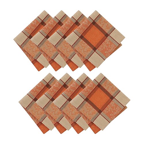Click here for Elrene Autumnal Harvest Jacquard Napkins  Set of 8... prices