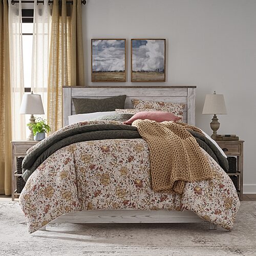 Click here for Linden Street Hawthorn 3-pc. Floral Duvet Cover Se... prices