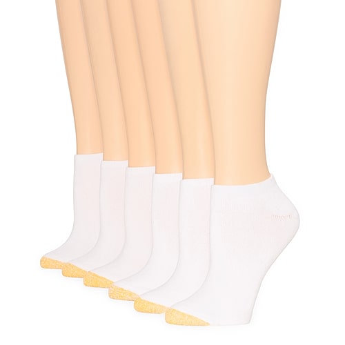 Click here for Gold Toe Womens 6 Pair Low Cut Socks  10-12  White prices