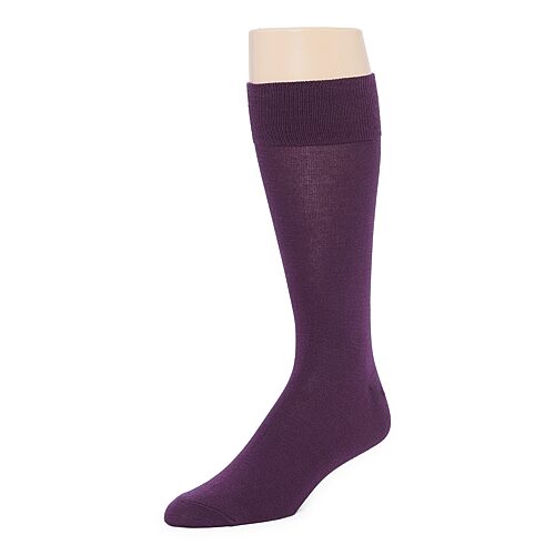 Click here for J. Ferrar Dress Mens Crew Socks  10-13  Purple prices