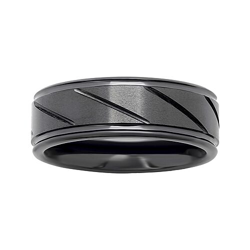Click here for Personalized Mens 7mm Comfort Fit Diagonal Stripe... prices