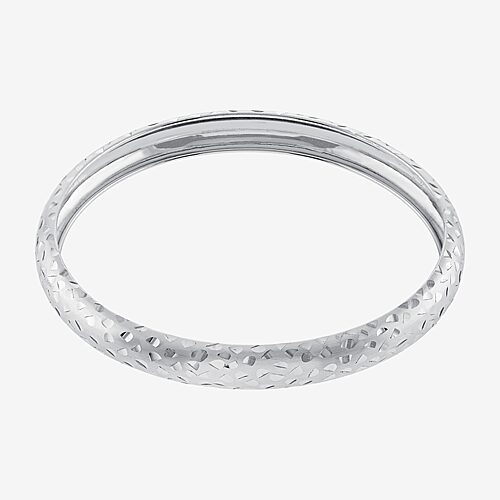 Click here for Diamond Cut Womens Sterling Silver Bangle Bracelet... prices