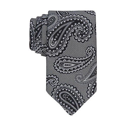 Click here for Stafford Paisley Tie  One Size  Black prices