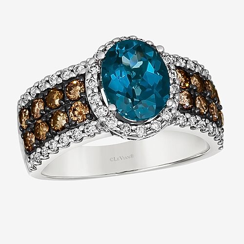 Click here for Le Vian Ring featuring 1 1/3 CT. Peach Morganite 3... prices