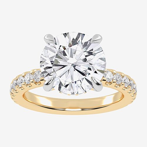 Click here for (G-H / Vs2-Si1) Womens 3 1/2 CT. T.W Lab Grown Whi... prices