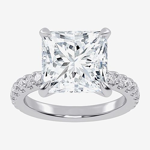Click here for (G-H / Vs2-Si1) Womens 3 1/2 CT. T.W Lab Grown Whi... prices