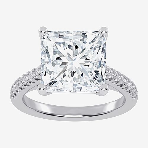 Click here for (G-H / Vs2-Si1) Womens 5 1/3 Ct. T.W. Lab Grown Wh... prices