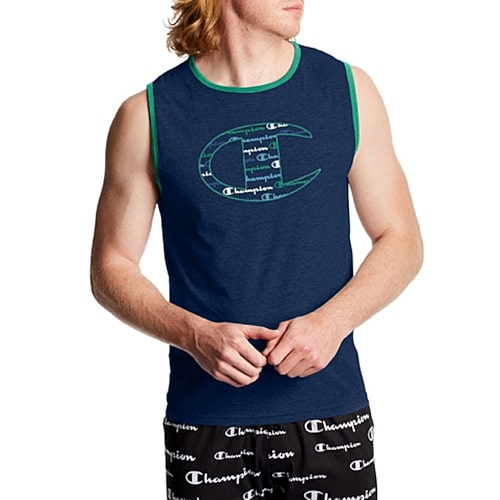 Click here for Champion Mens Crew Neck Sleeveless Pajama Top  Lar... prices