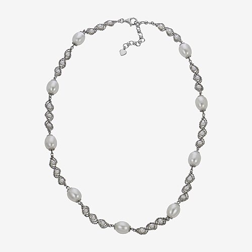Click here for Cultured Freshwater Pearl Necklace  One Size prices