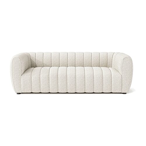 Click here for Lysander 82 Boucle Fabric Boho Sofa - Off-White prices