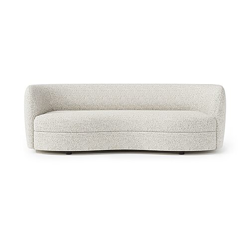 Click here for Isabella 82.5 Boucle Fabric Curved Sofa - Off-Whit... prices