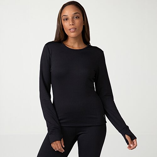 Click here for Free Country Womens Force Grid Fleece Crew Neck Lo... prices