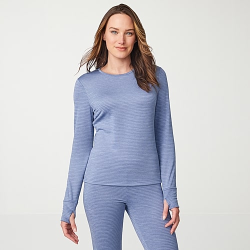 Click here for Free Country Womens Force Grid Fleece Crew Neck Lo... prices