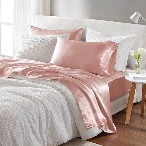 Click here for Madison Park Essentials Satin Pillowcase Pair  Sta... prices