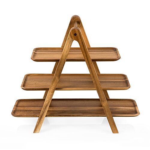 Click here for Picnic Time Wood Tiered Server  One Size  Brown prices