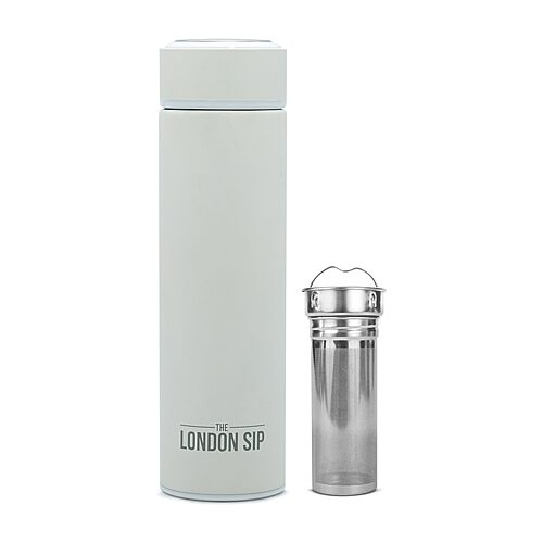 London Sip Stainless Steel 16 oz. Tea Infuser - Pearl White