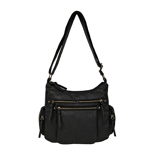 Click here for Bueno of California Elephant Large Washed Hobo Cro... prices