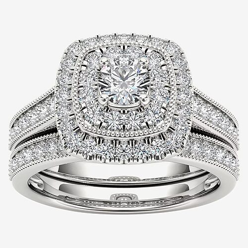 Click here for Womens 3/4 CT. T.W. Natural White Diamond 14K Gold... prices