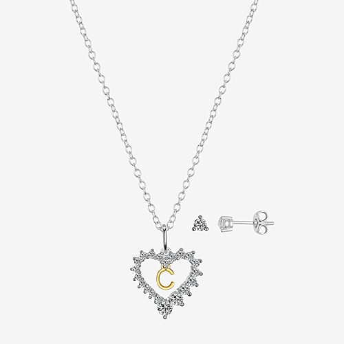 Click here for Sparkle Allure Pendant Necklace & Stud Earring Wom... prices