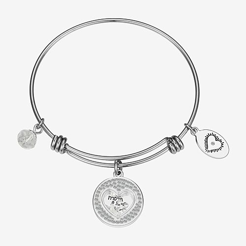Click here for Footnotes Mom Womens Crystal Stainless Steel Round... prices