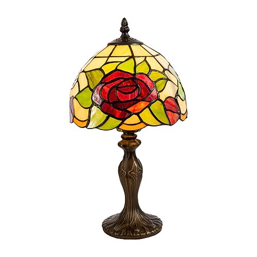 Click here for Dale Tiffany Flora Rose Desk Lamp  One Size  Multi... prices