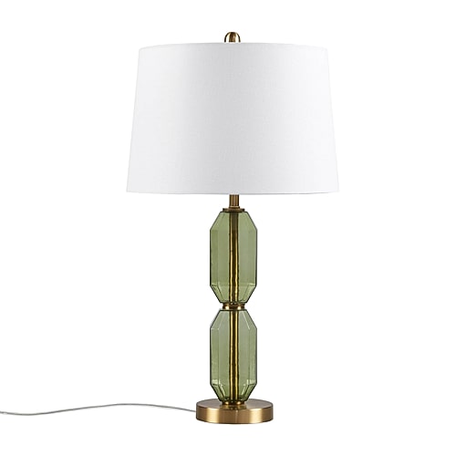 Click here for 510 Design 26.5 Zirconia Faceted Glass Table Lamp... prices
