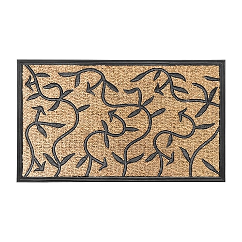 Click here for Achim Flora Natural Coir 18X30 Doormat  One Size... prices