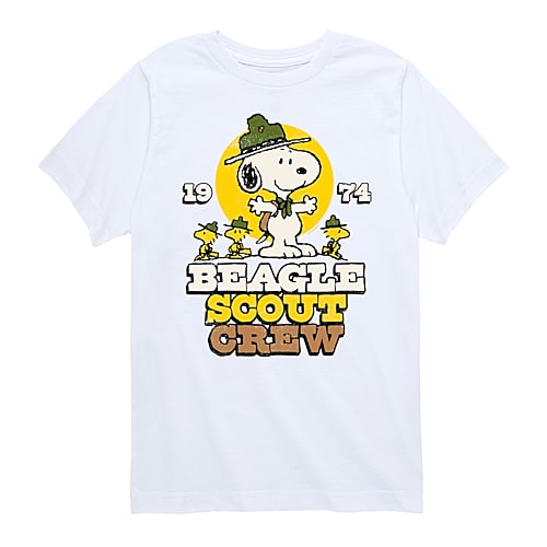 Click here for Peanuts Big Boys Beagle Scout Crew Graphic T-Shirt... prices