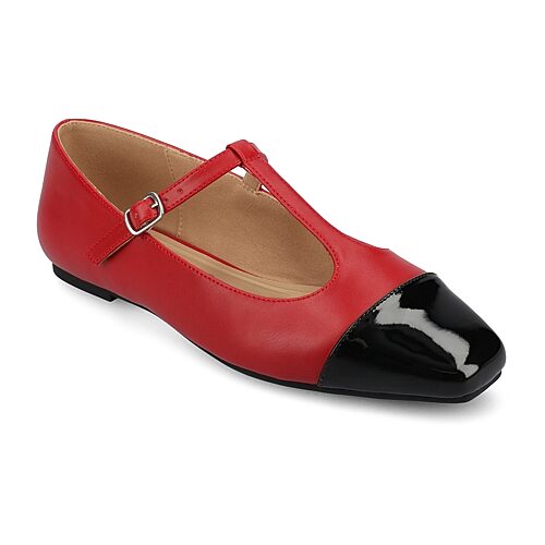 Click here for Journee Collection Theah Womens Cap Closed Toe Mar... prices