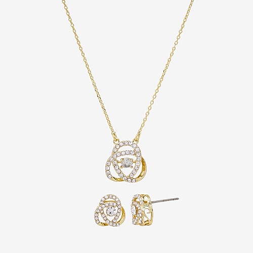 Click here for Sparkle Allure Womens Cubic Zirconia 14K Gold Over... prices