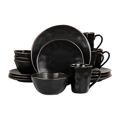 Click here for Elama Modern 16-pc. Stoneware Dinnerware Set  One... prices
