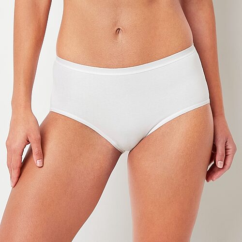 Click here for Ambrielle Cotton Brief Panty  X-small  White prices