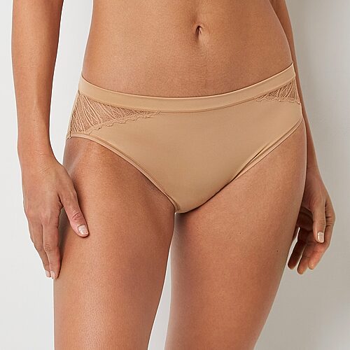 Click here for Ambrielle Supersoft High Cut Panty  X-large  Brown prices