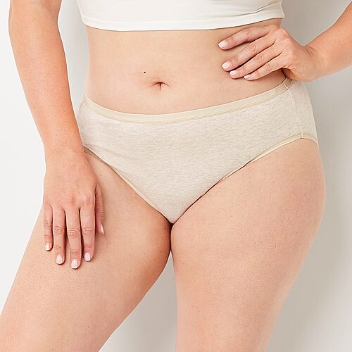 Click here for Ambrielle Cotton High Cut Panty  3x  Brown prices