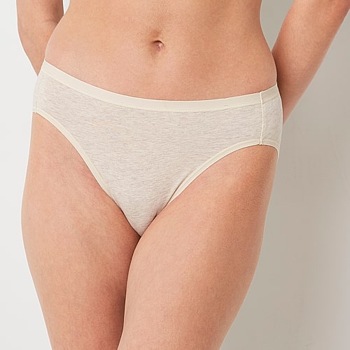 Click here for Ambrielle Cotton High Cut Panty  X-small  Beige prices