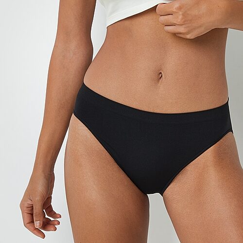 Click here for Ambrielle Womens Seamless High Cut Panty  2x  Blac... prices