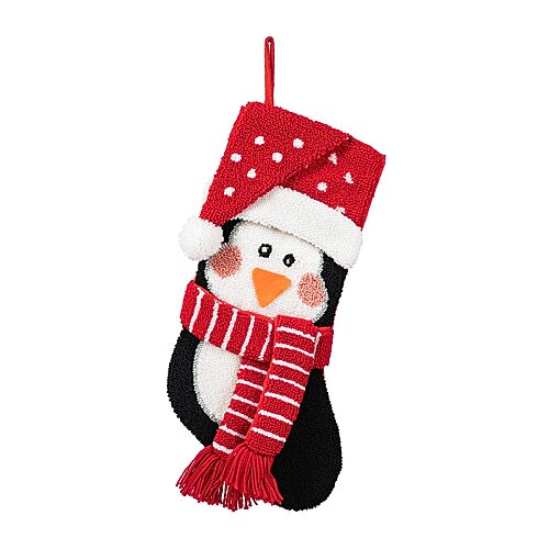 Click here for Glitzhome 3d Penguin Hooked Christmas Stocking  On... prices