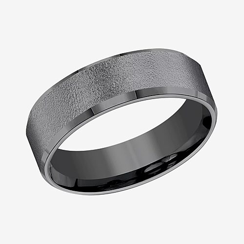 Click here for Mens 7MM Tantalum Wedding Band  9 1/2 prices