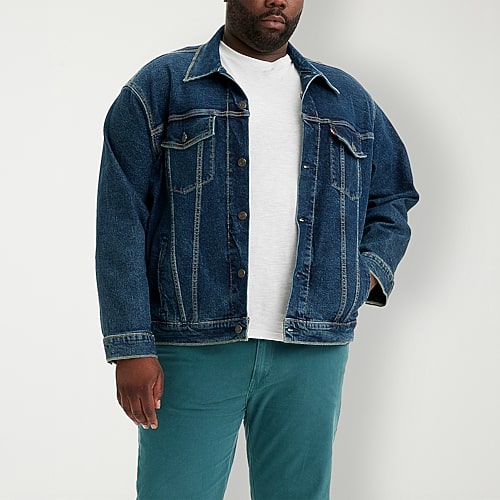Click here for Levis Mens Big Midweight Denim Jacket  6x-large  B... prices