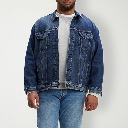 Click here for Levis Mens Big Midweight Denim Jacket  Large Tall... prices