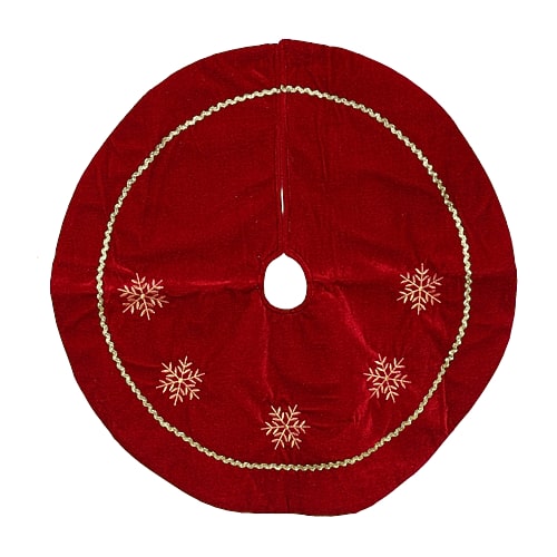 Click here for Northlight 24in Snowflakes Indoor Tree Skirt  One... prices