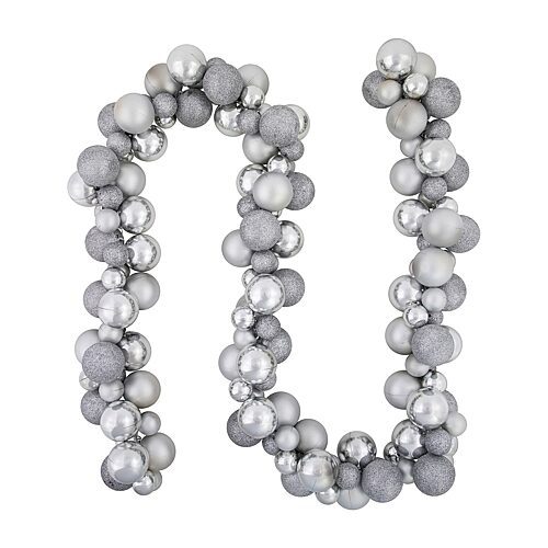 Click here for Northlight 6ft Silver Ball Finish Christmas Indoor... prices