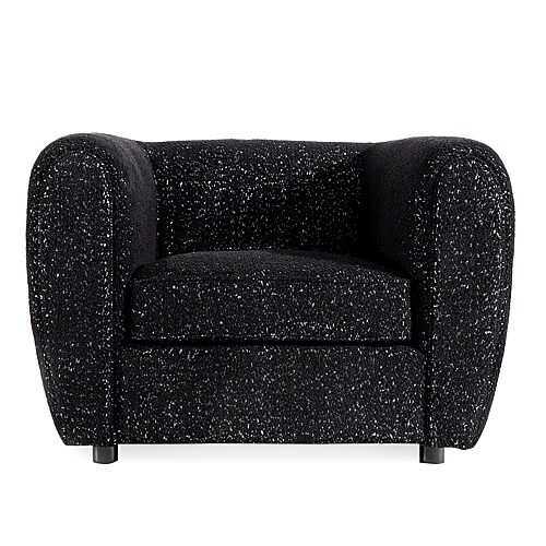 Click here for Valerian 45 Boucle Fabric Club Chair - Black prices