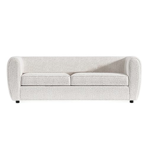 Click here for Valerian 86.5 Boucle Fabric Sofa - Off-White prices