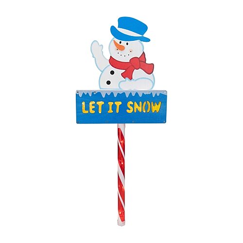 Click here for Northlight Lighted Snowman Lawn Stake Christmas Ya... prices