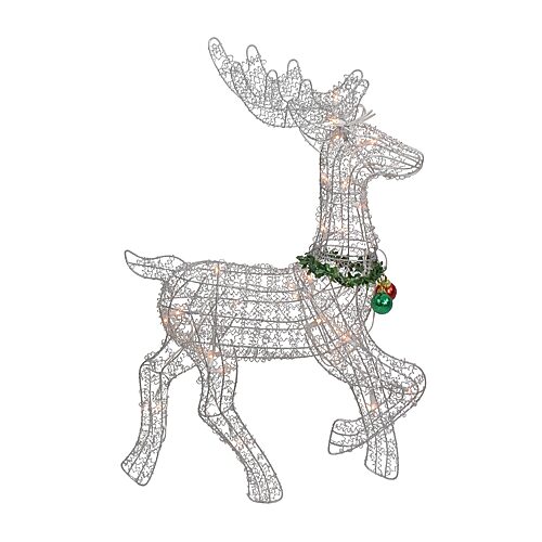 Click here for Northlight Lighted Prancing Reindeer Christmas Yar... prices
