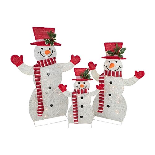 Click here for Northlight Led Family Of Snowmen Christmas Yard Ar... prices